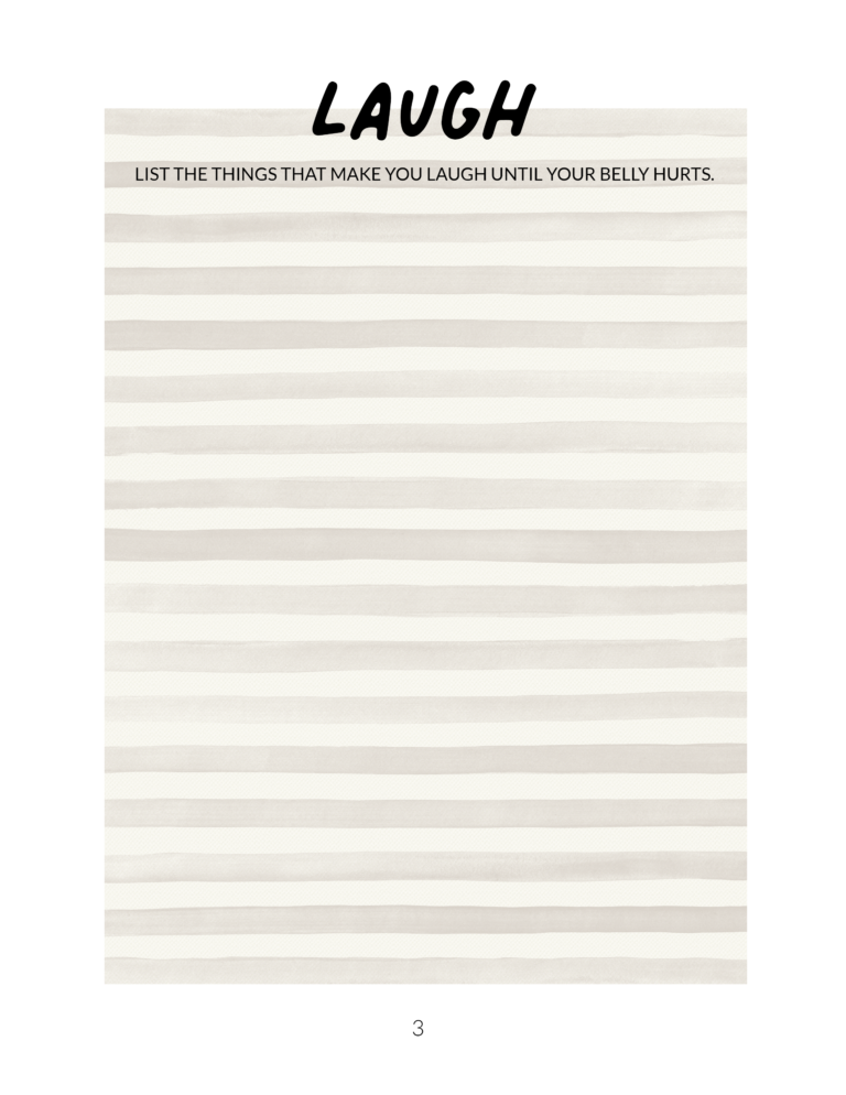 The Happy List Free Printable – List Your Way to Happiness - sisoo.com